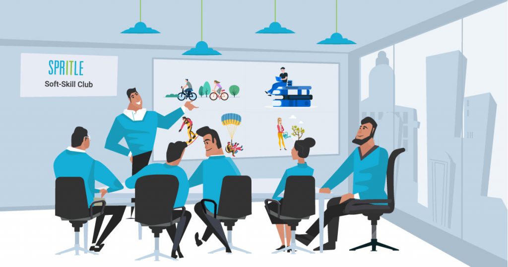 It's nostalgia moments at Spritle's soft skills club - Spritle software