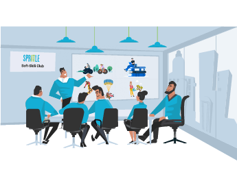 It's nostalgia moments at Spritle's soft skills club - Spritle software