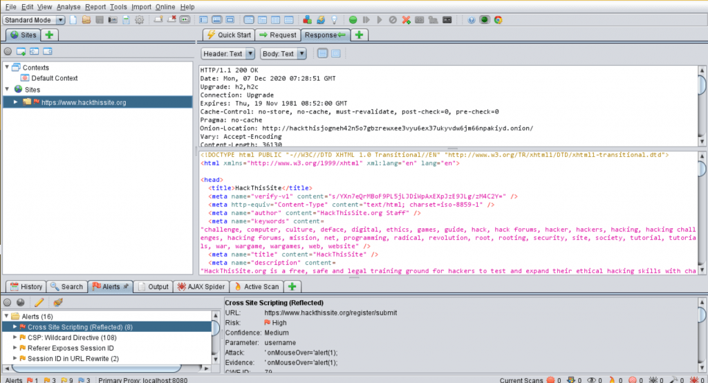 Penetration Test in Healthcare Web Application using ZAP Tool - Spritle ...