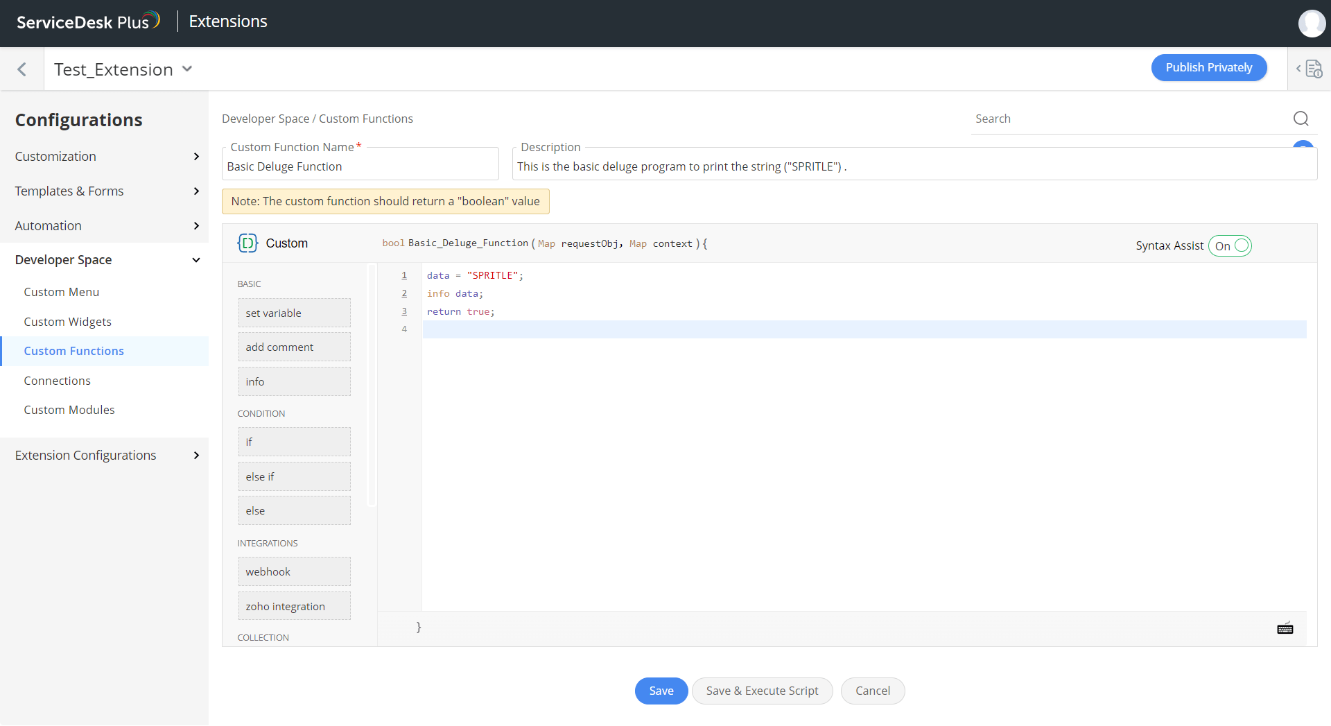 Zoho Sigma: A Step-by-Step Guide to Creating Extensions