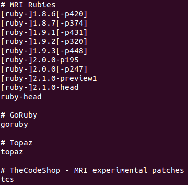 Upgrading Ruby Patch With RVM - Spritle software